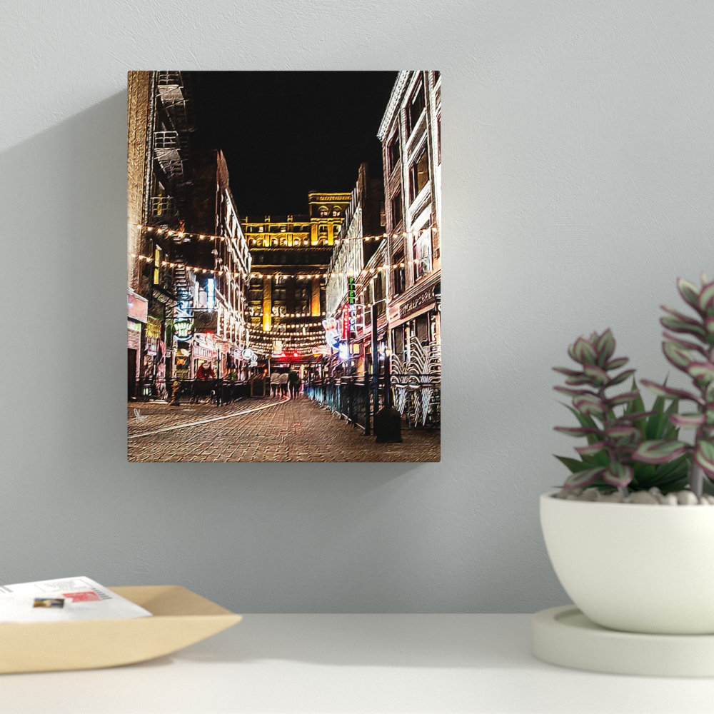 Winston Porter 'East 4Th Street Cleveland' Photographic Print On Wrapped Canvas & Reviews | Wayfair